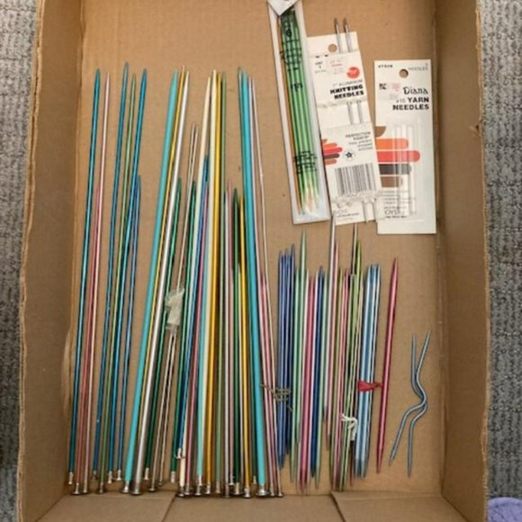 Art | Lot Vintage Knitting Needles Aluminum | Poshmark